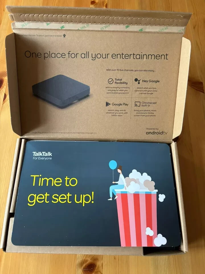 Technicolor 4K Youview Android TV Box UZW4054TTG UHD TalkTalk | eBay UK