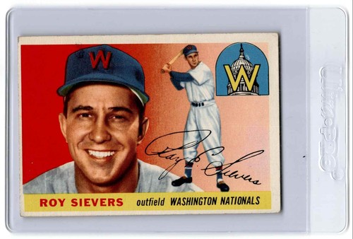 1955 Topps Roy Sievers Washington Senators #16 | eBay