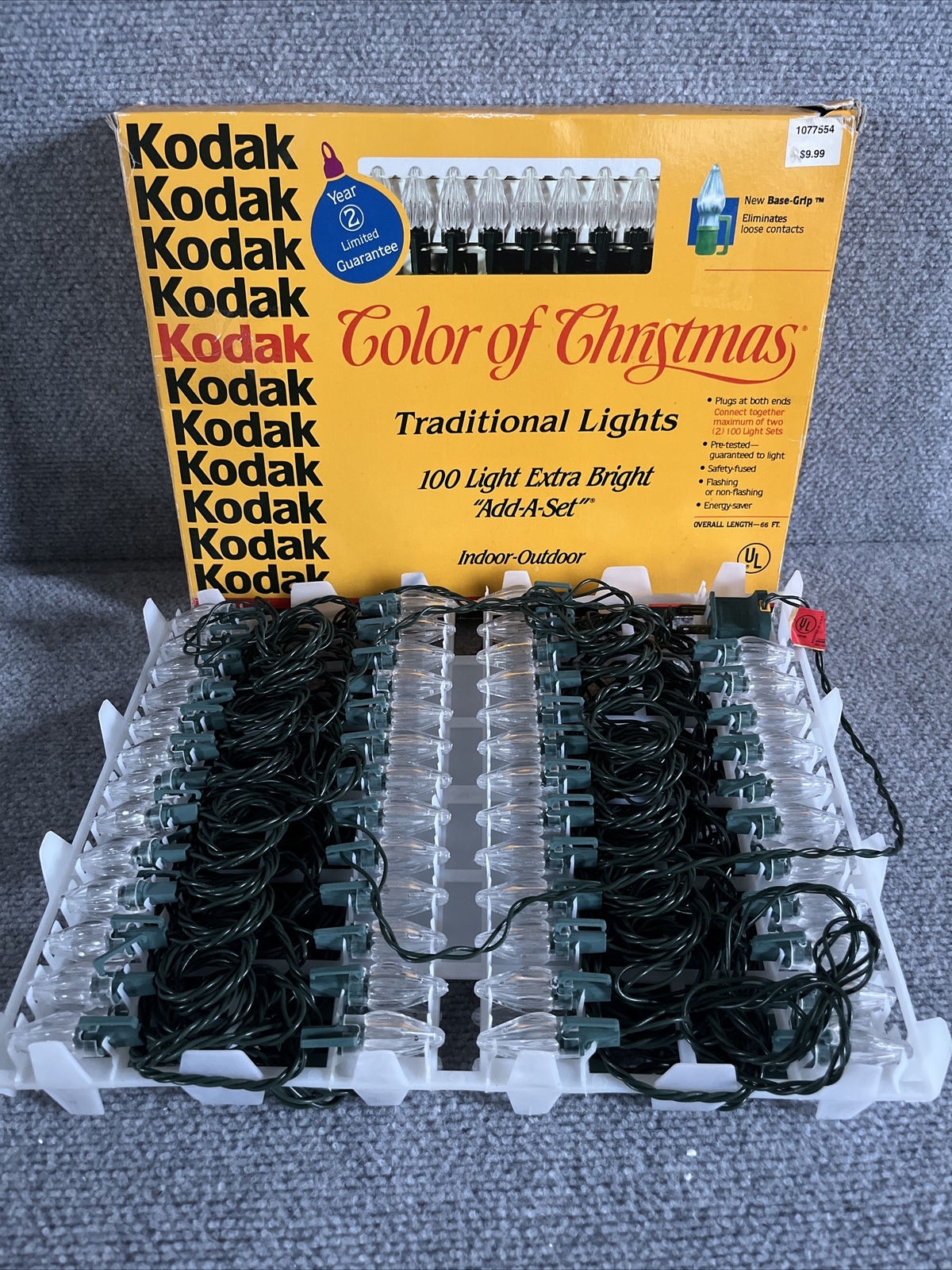 Vintage Kodak Color of Christmas Traditional Lights 100 Clear Color ...