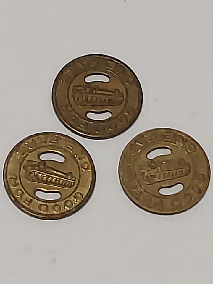 💙C114~Vintage Oklahoma Token - Tulsa Transit Bus Token | eBay