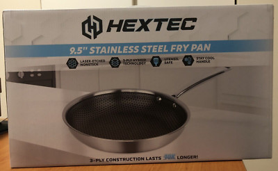HEXTEC 9.5" Stainless Steel Fry Pan Brand New in original package | eBay