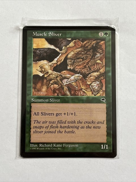 MTG Muscle Sliver Tempest Regular Common for sale online | eBay