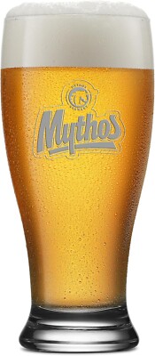 MYTHOS HELLENIC LAGER Beer Glass | eBay