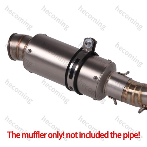 Motorcycle Exhaust 2" Inlet Slip On Muffler Pipe 51mm DB Killer ...