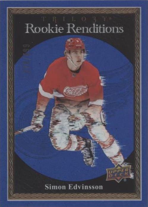 2023-24 Upper Deck Trilogy - Rookie Renditions Simon Edvinsson #RR-30 ...