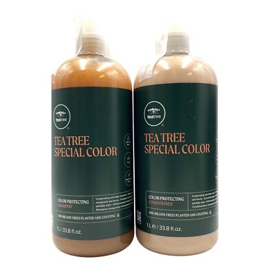 Paul Mitchell Tea Tree Color Protecting Shampoo & Conditioner 33.8 fl ...