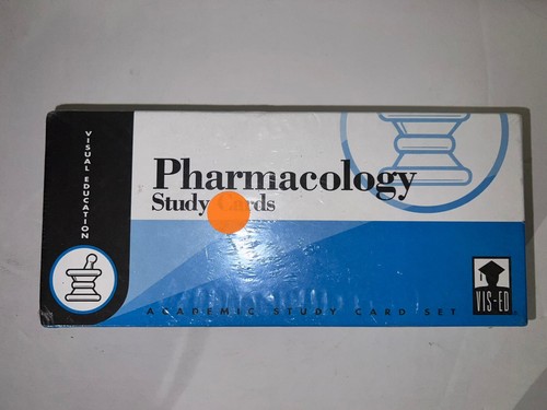 VIS-ED Pharmacology Study Cards Academic Study Card Kit sealed NEW ...