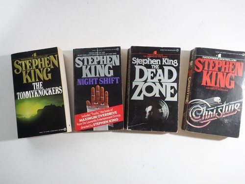 Vintage Stephen King Signet Paperback lot #2 Dead Zone '80 Horror Night ...
