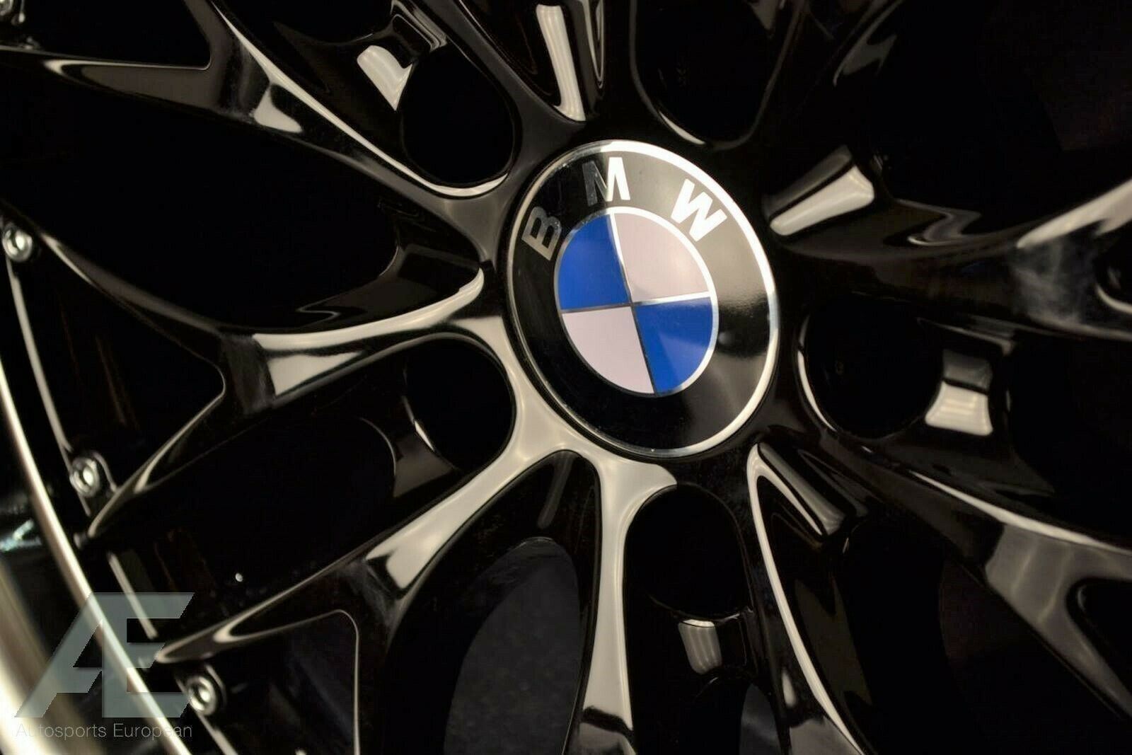 19-inch BMW GT1 Wheels/Rims 320i 328i 330i 335i Staggered Gloss Black ...