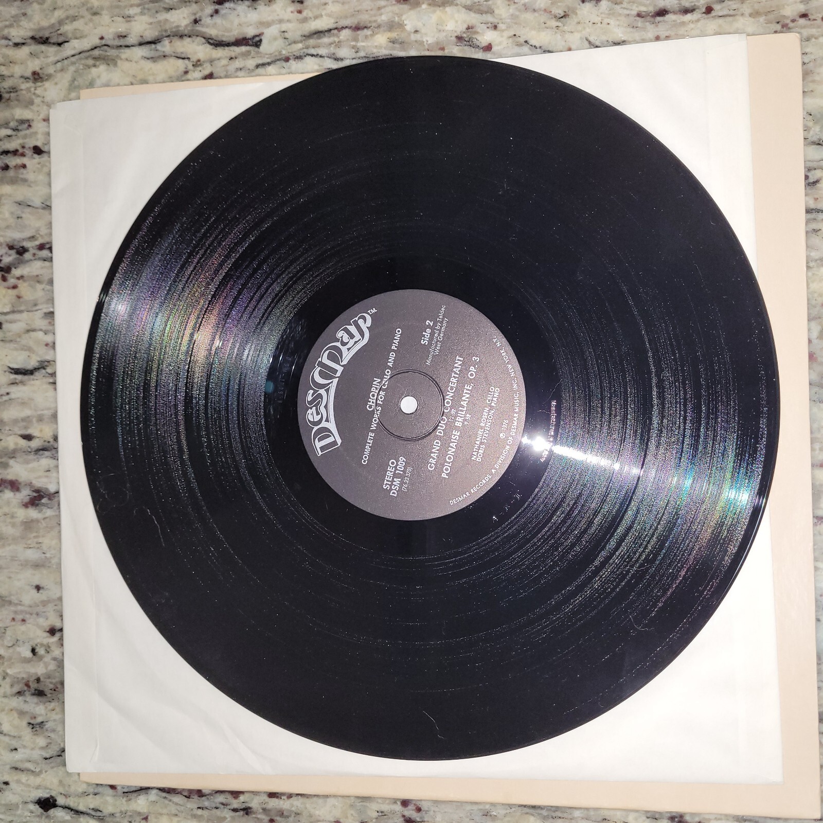 Nathaniel Rosen & Doris Stevenson LP CHOPIN Works For Cello & Piano | eBay