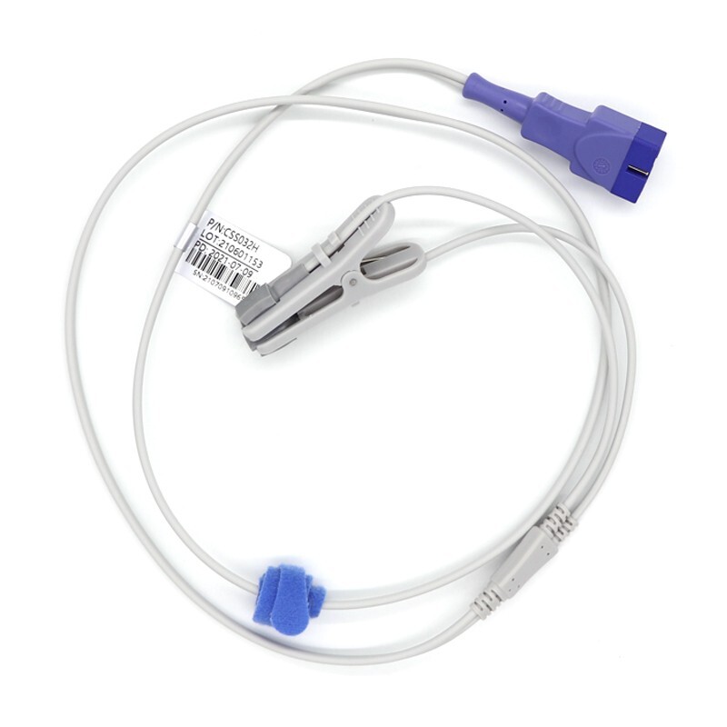 Adult Ear Clip Spo2 Sensor Oximeter Pulse Probe Compatible With N-65,N ...