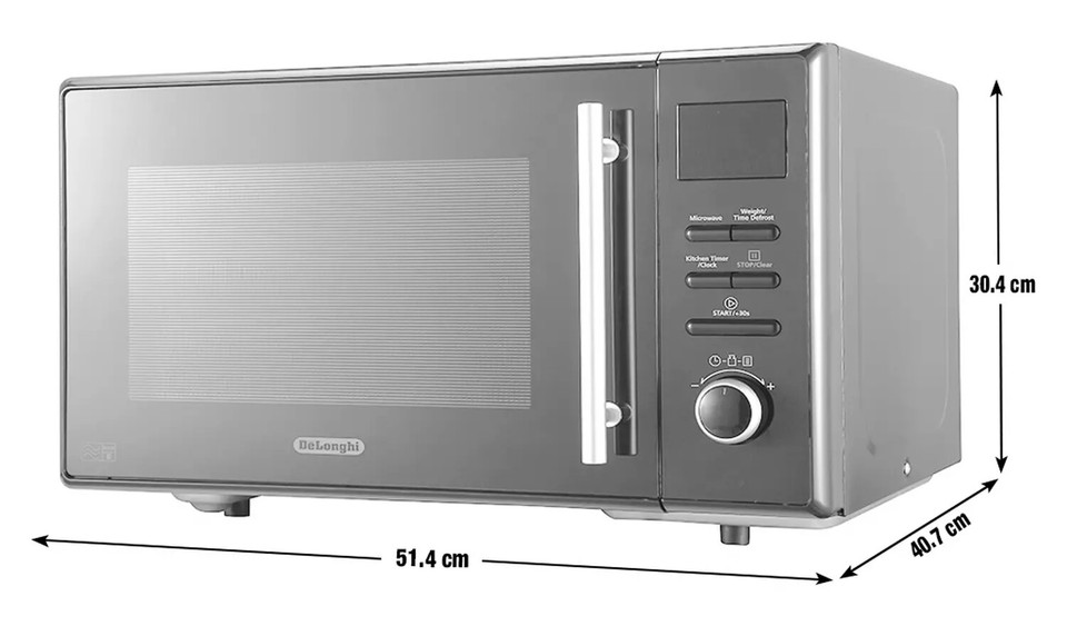 Delonghi 900W Enamel Cavity Solo Microwave AM9 - Black used | eBay UK