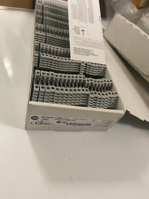 NEW ALLEN-BRADLEY 1492-J3 TERMINAL BLOCKS GREY - BOX OF 100 - FREE ...