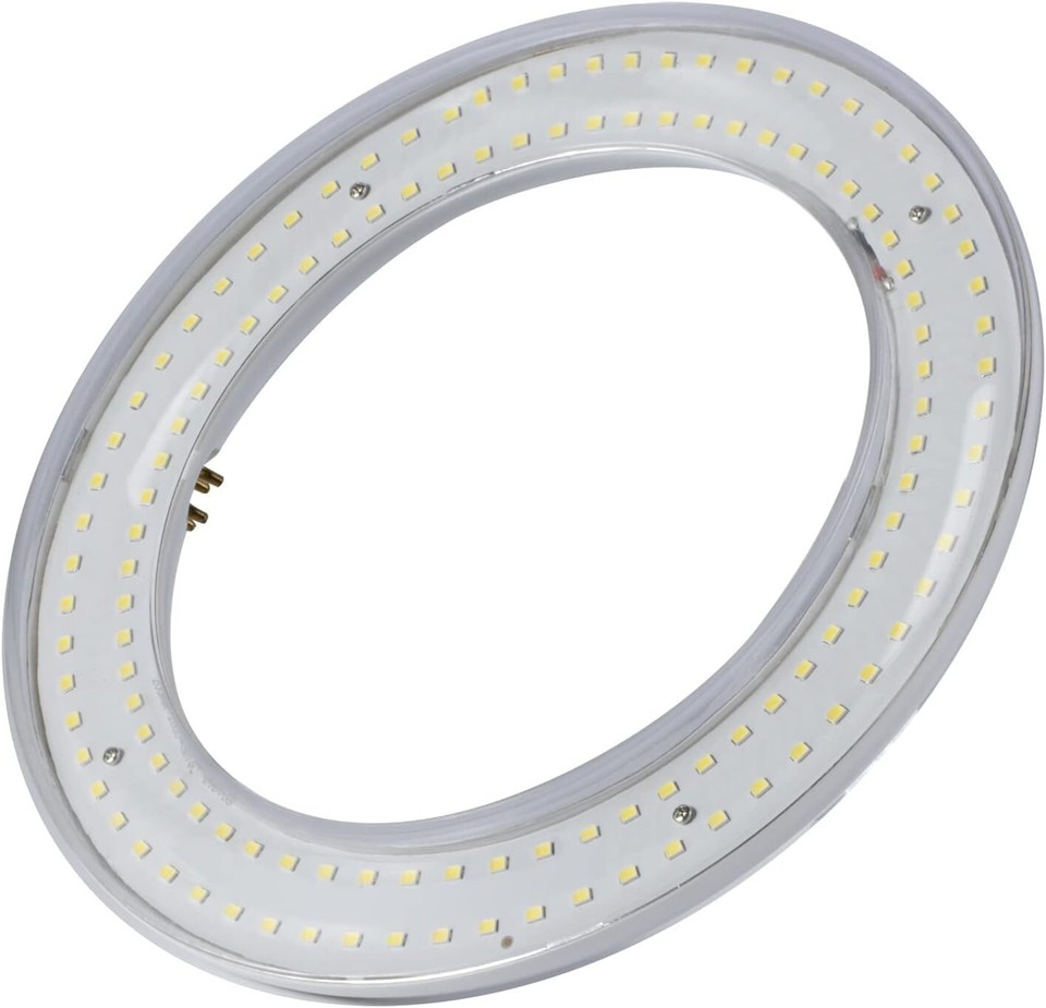 2 PACK T9 FC8T9/CW LED Circline Light Bulb 8 Inch 1800LM LED Circular ...