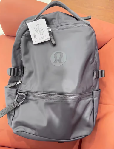 Lululemon New Crew Backpack 22L Logo Update Bag Color Solar Grey | eBay