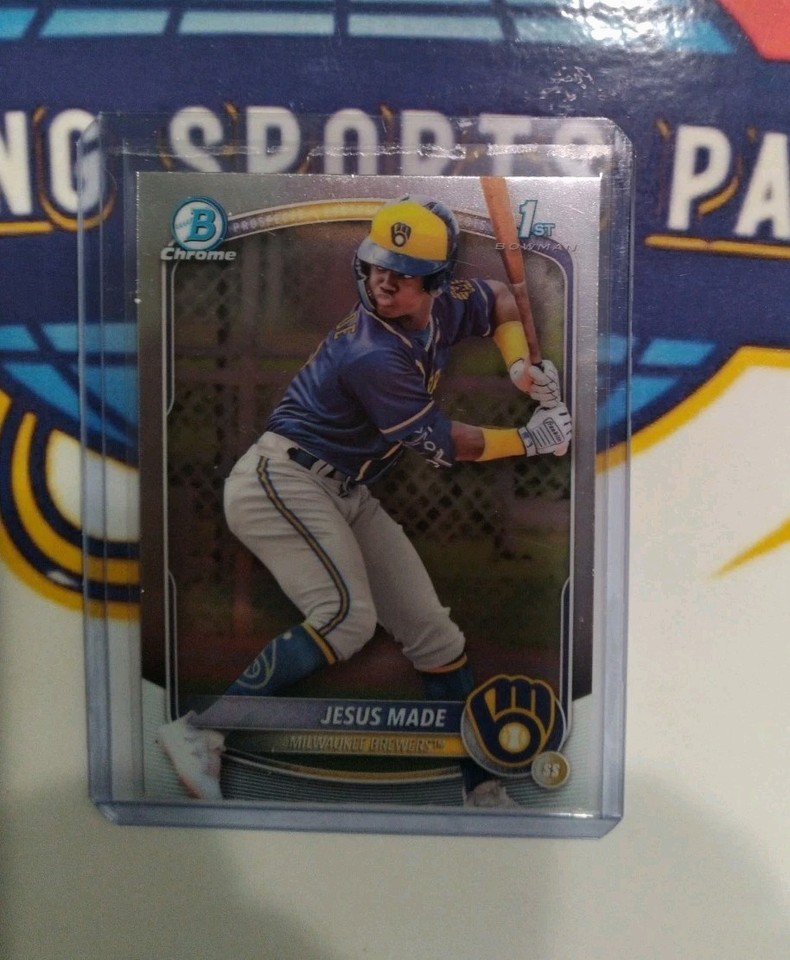 💥 2025 Bowman Baseball Chrome Mini Diamond Refractor Jesus Made & 1 ...