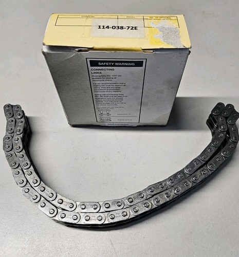 BSA B44 B50 DUPLEX PRIMARY CHAIN REYNOLDS 84 LINK ENDLESS 114-038-72E ...