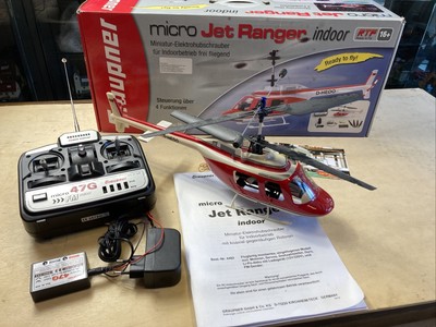 Graupner Hubschrauber Jet Ranger 4492 Accu Indoor OVP Anleit. Zustand ...