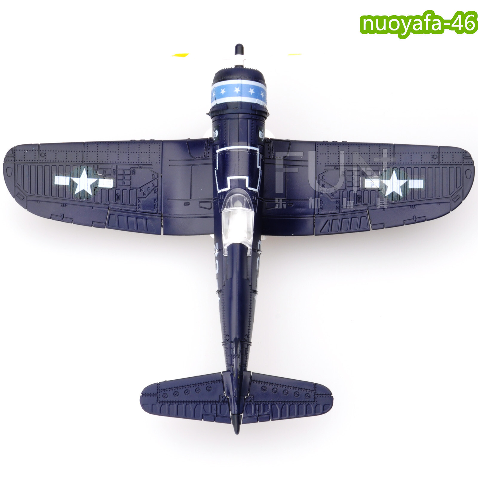 1:48 WW2 F4U Pirate Fighter 4D Assembled Airplane Model DIY Military ...