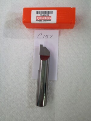 1 NEW MICRO 100 CARBIDE FACE GROOVING TOOL FG-625-156. USA MADE (c157 ...