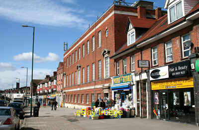 Photo 6x4 Kenton: Wordsworth telephone exchange On Kenton Road, looking ...