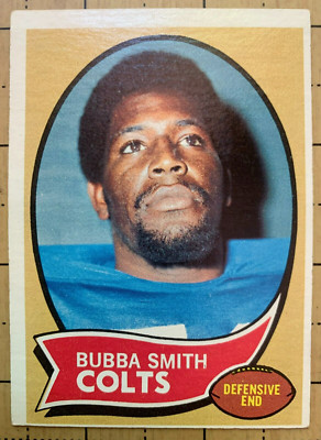 1970 TOPPS FOOTBALL - BUBBA SMITH #114 - BALTIMORE COLTS - ROOKIE! | eBay