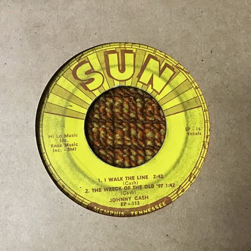 45 RPM Johnny Cash SUN EP 113 I Walk the Line + 3 VG | eBay