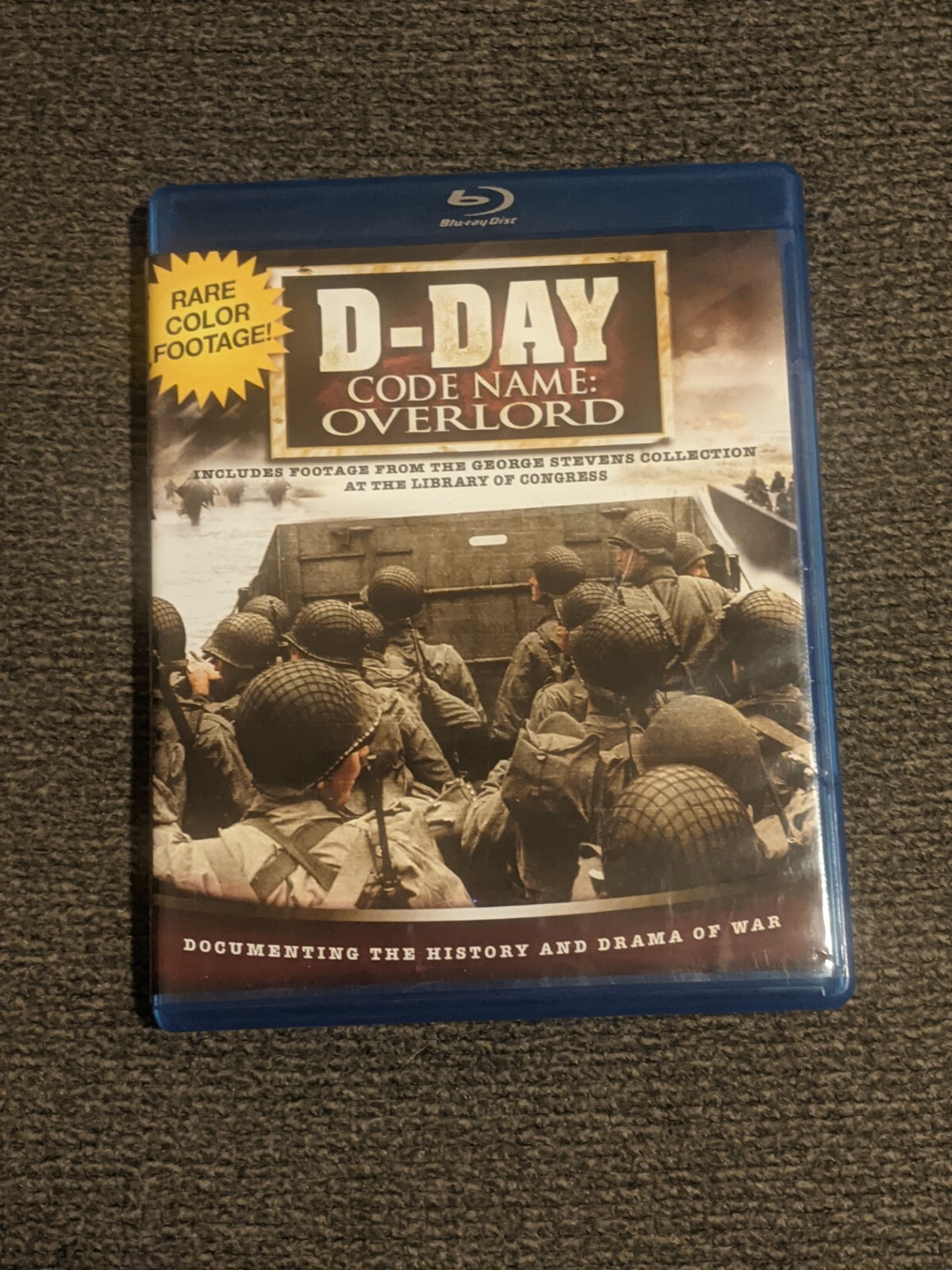 D-Day Code Name Overlord BLU-RAY RARE Color Footage War Documentary ...