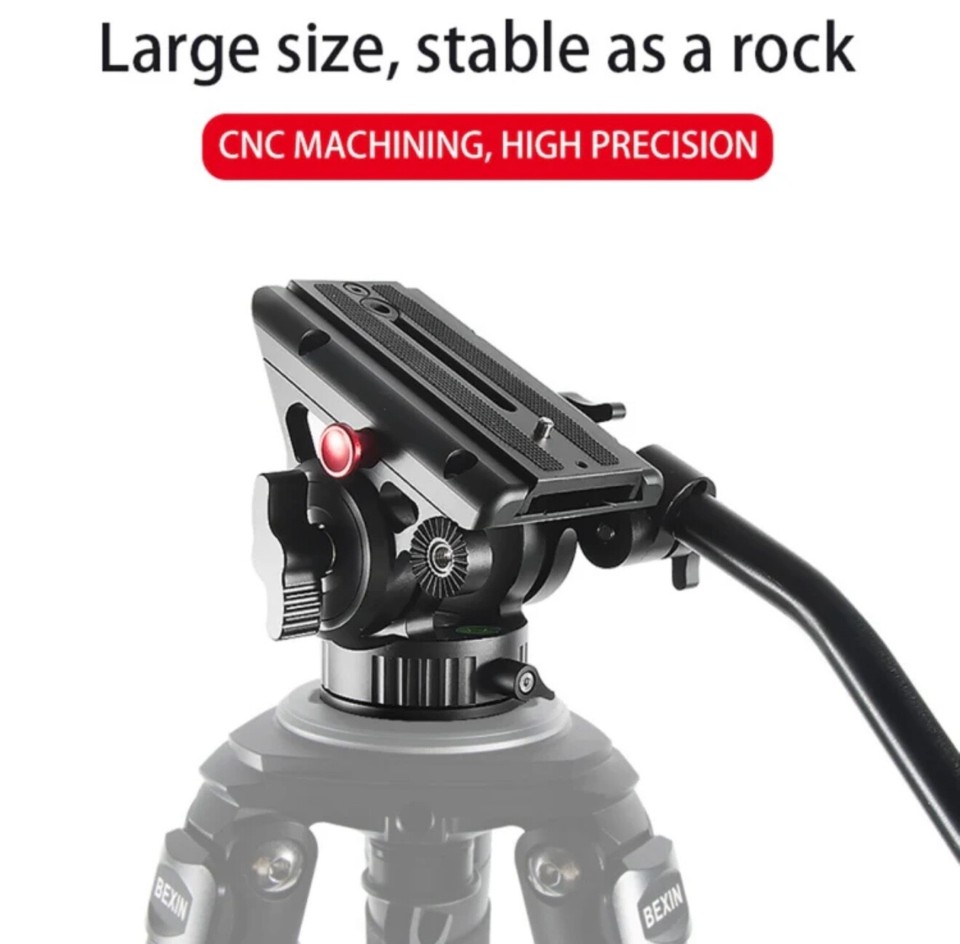 BEXIN VH-105 360 Degree Panorama Heavy Duty Tripod Action Fluid Drag ...