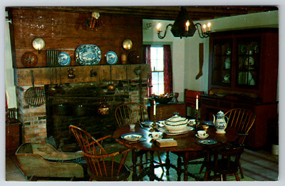 c1960s Joseph Smith Homestead Navuoo Illinois Interior Vintage Postcard ...