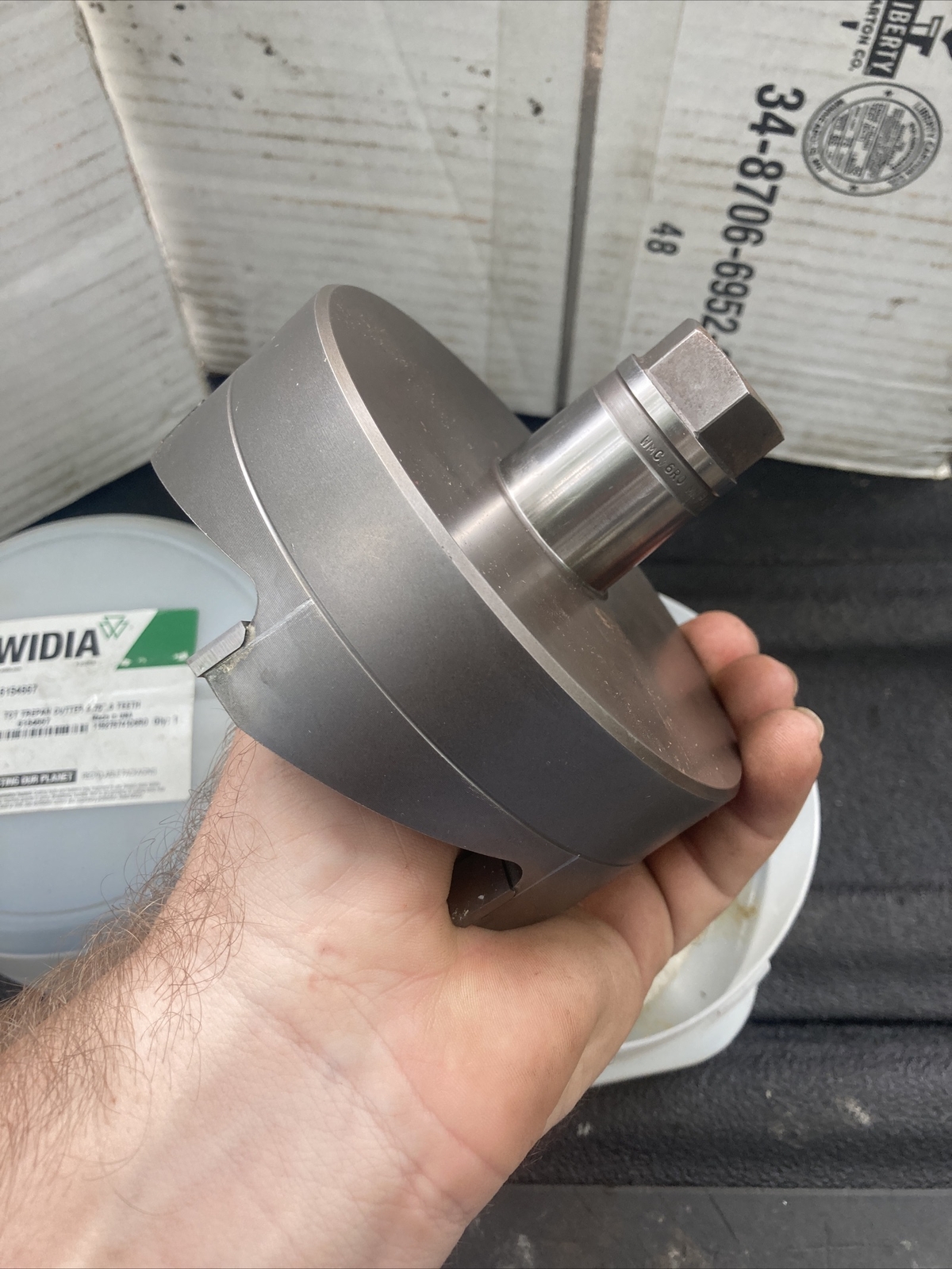 Widia 6154667 TCT Trepan Cutter 6T Carbide 4.75” (3.995) Circle Hole ...