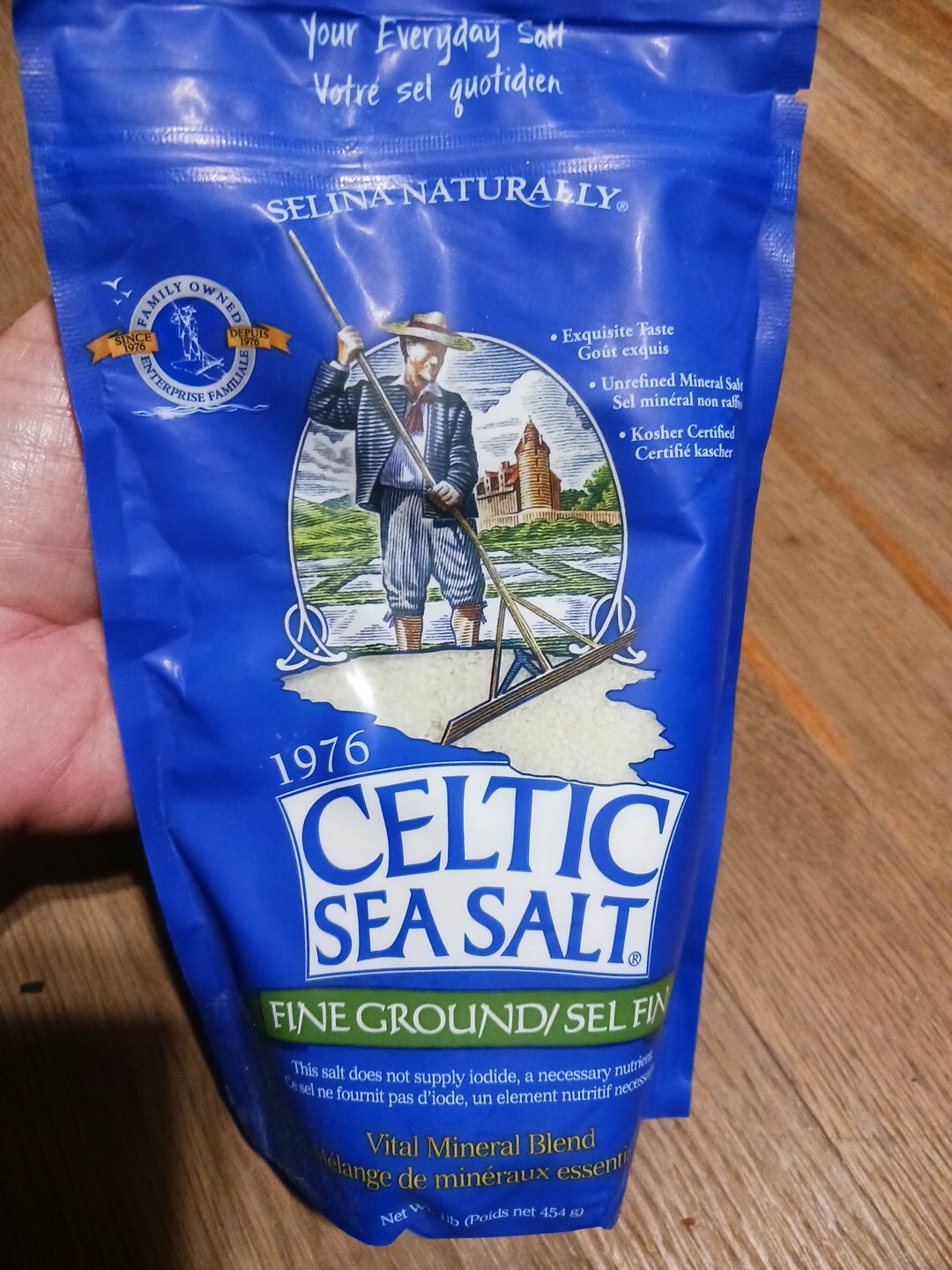 NEW Celtic Sea Salt Fine Ground Salt - 1 lbs Selina Naturally | eBay