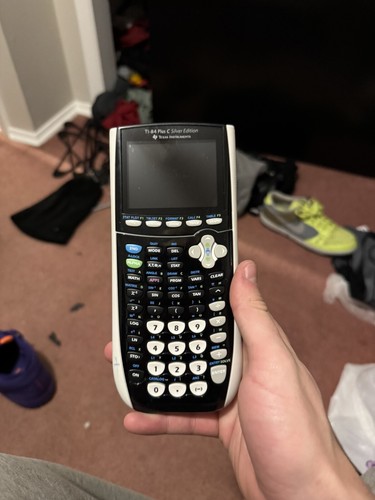 Texas Instruments TI-84 Plus C Silver Edition Graphing Calculator No ...