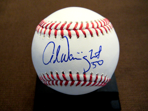 ADAM WAINWRIGHT # 50 ST. LOUIS CARDINALS SIGNED AUTO OML BASEBALL ...
