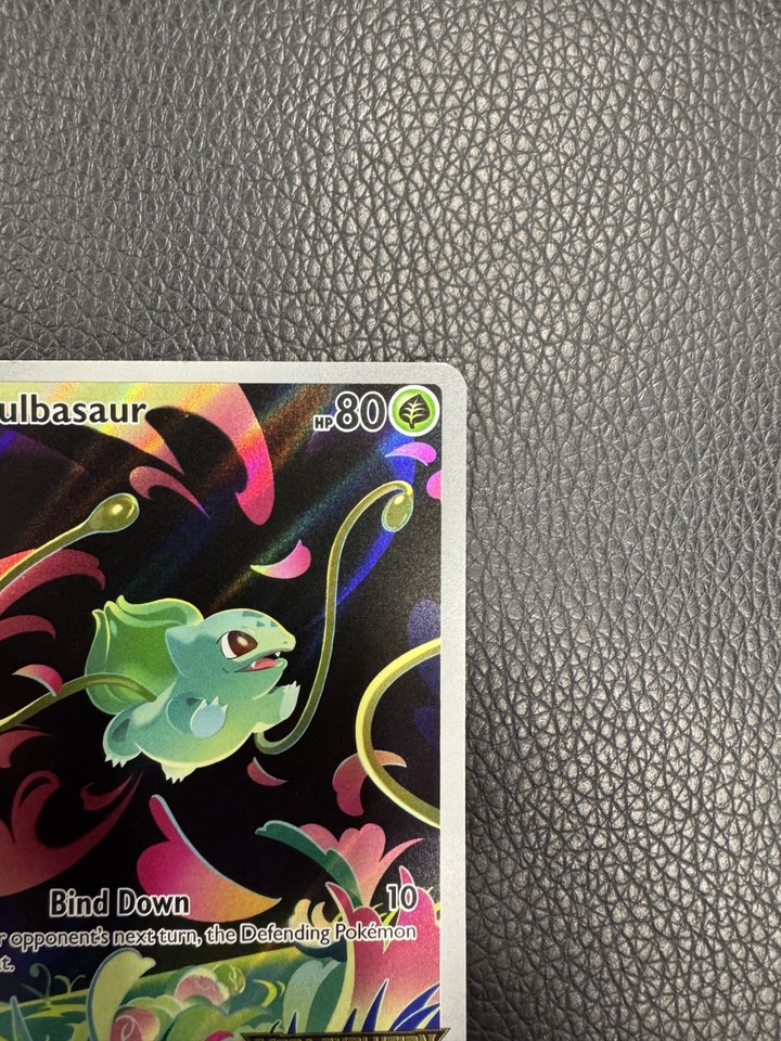Bulbasaur Box Topper Promo 133/132 Pokemon ME01 Mega Evolution Stamped ...