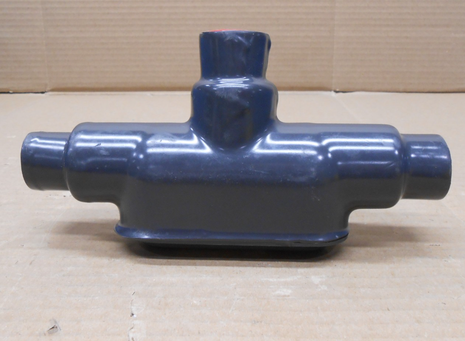 NEW ROB ROY PRTB27 TYPE TB CONDUIT BODY 3/4" FORM 7 PVC COATED = OCAL ...