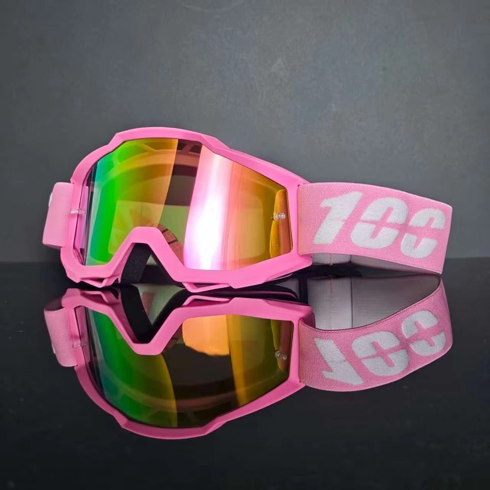 100% STRATA 2 MOTOCROSS MX GOGGLES enduro bike 100 PERCENT MIRROR ...