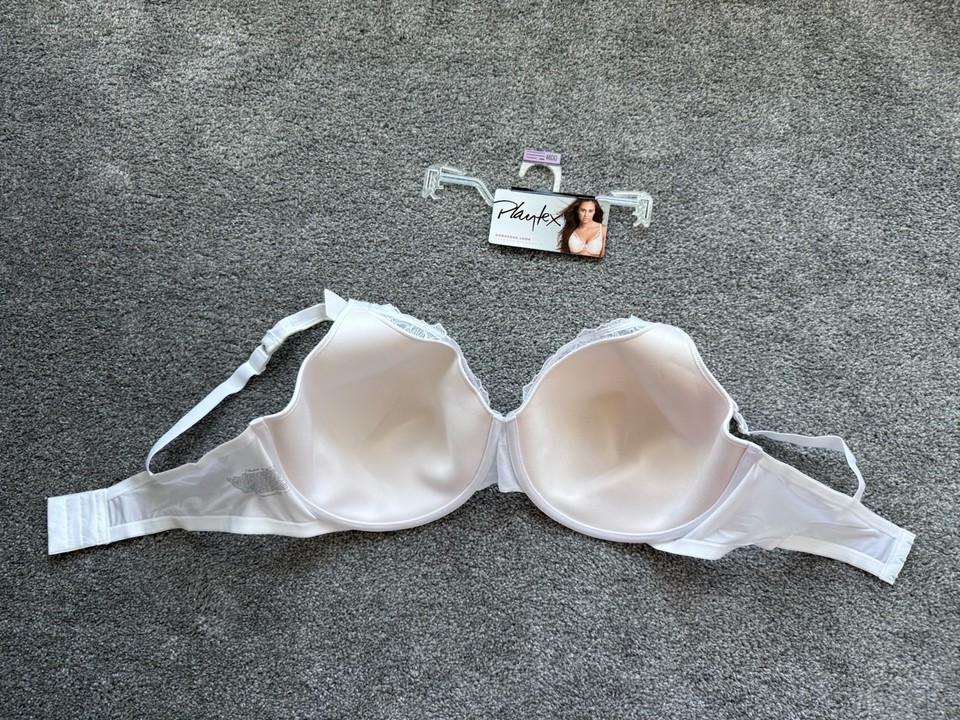 Playtex Women's Plus Feel Gorgeous Underwire Bra Style7576 White ...