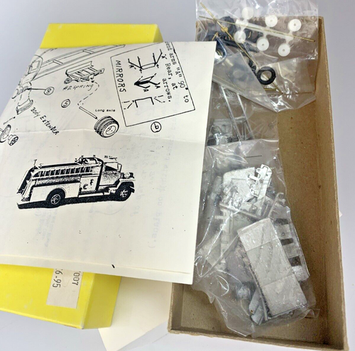 Alloy Forms 7007 Model Kit Ford Pierce LN Pumper Firetruck Metal HO ...