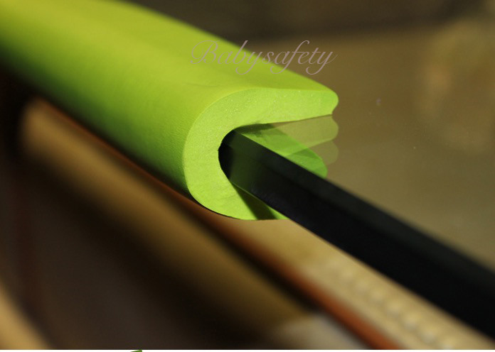 U shape Glass Coffee table/End table Edge Guard Cushion foam Protector ...