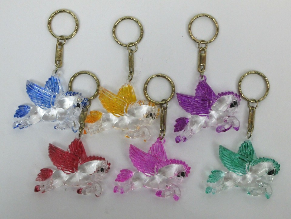 Lot of 12,24--Clear Plastic Animal keychain souvenir Random Color | eBay