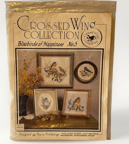 Crossed Wing Collection Bluebirds Of Happiness No. 5 Cross Stitch ...