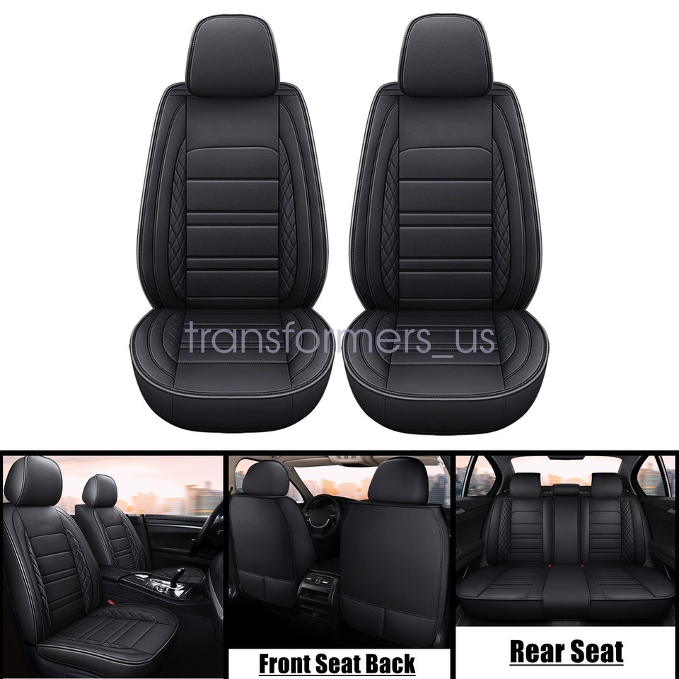 For Buick Car Seat Cover 5Seat Full Set Leather Waterproof Front Rear ...