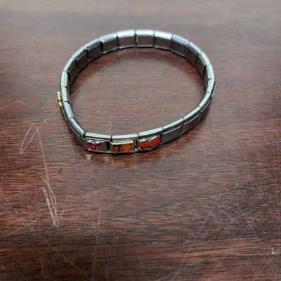 D’linq silver bracelet with charms jesus, cake, heart FREE SHIPPING | eBay