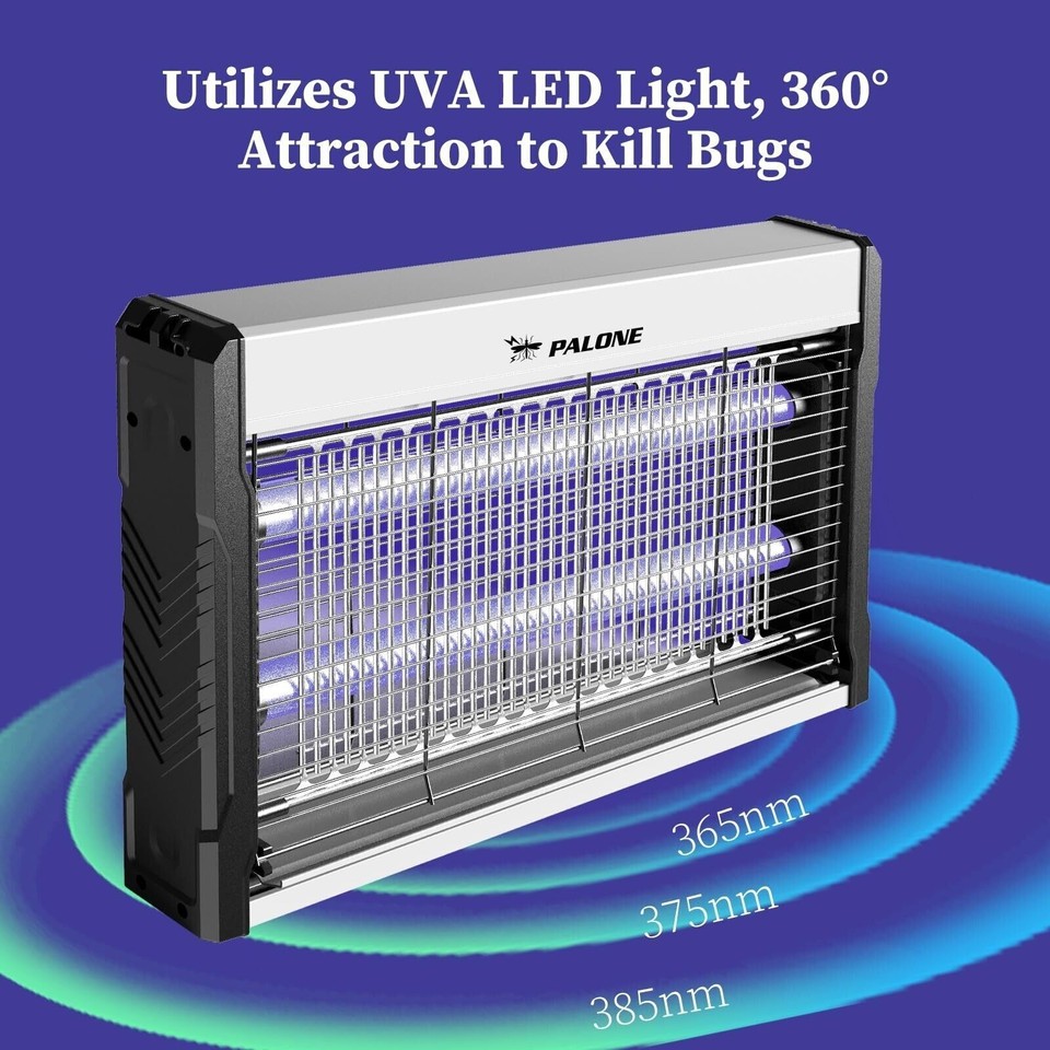 Bug Zapper 3200V Electronic Mosquito Zapper for Outdoor and Indoor ...