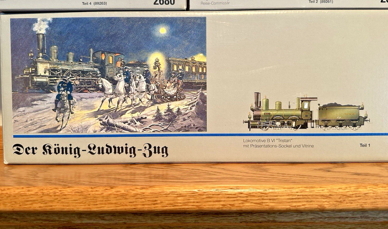 Marklin HO AC 1:87 KÖNIG LUDWIG ROYAL 5 WAGON + TRISTAN LOCOMOTIVE Set ...
