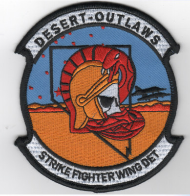 4.25" NAVY STRIKE FIGHTER WING DET DESERT OUTLAWS EMBROIDERED PATCH | eBay