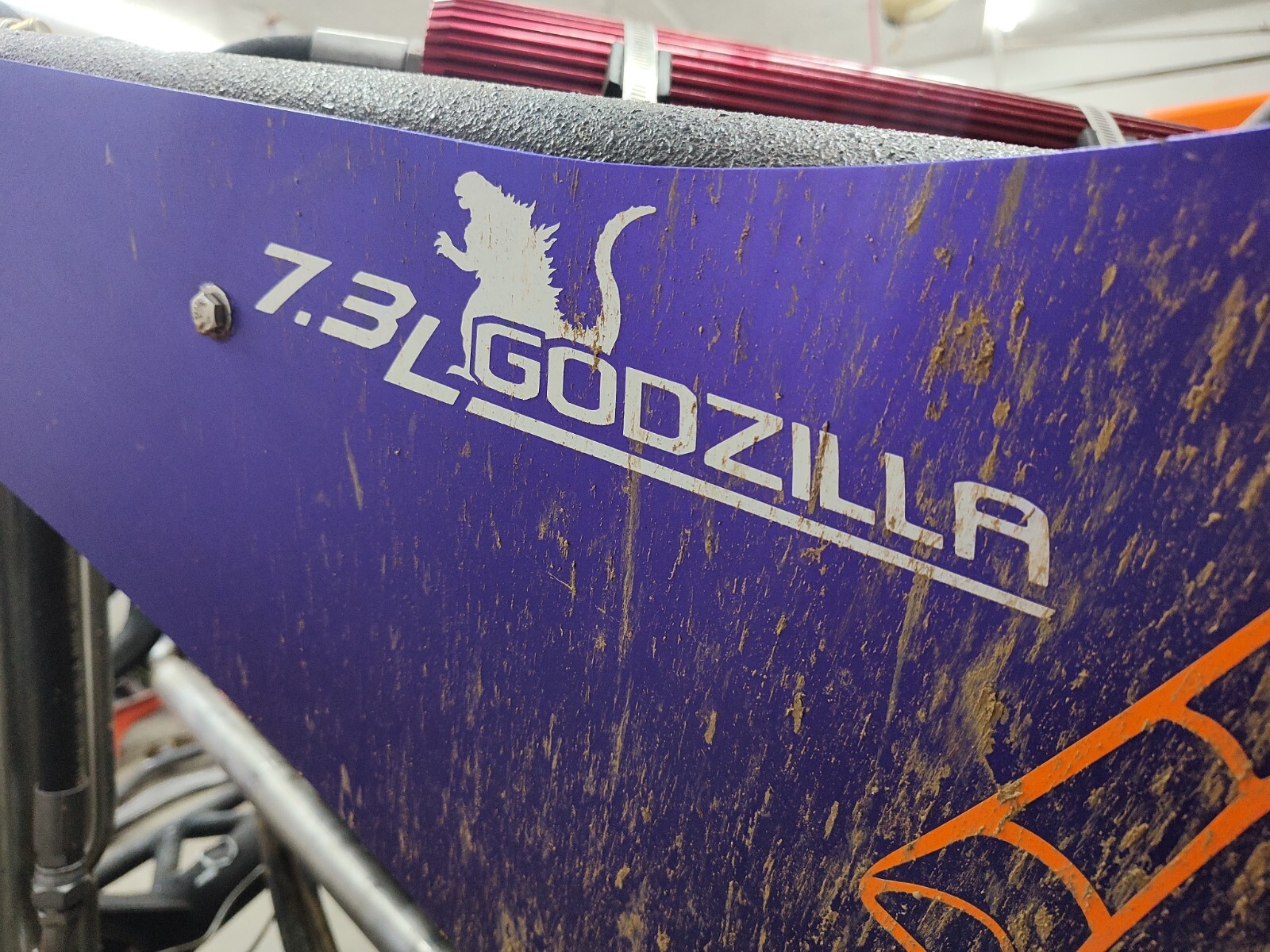 Set of 2 7.3L Godzilla Sticker Vinyl. Put Anywhere. Truck Car Toolbox ...