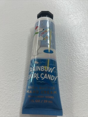 Surplus BATH & BODY WORKS RAINBOW SWIRL CANDY HAND CREAM -1 OUNCE TUBE ...