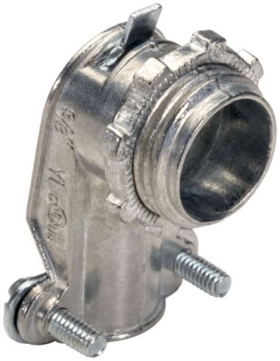 Southwire 100, 3/8", 1/2" KO, Single Cable, 90D, A/MC/Flex Connector, 1 ...